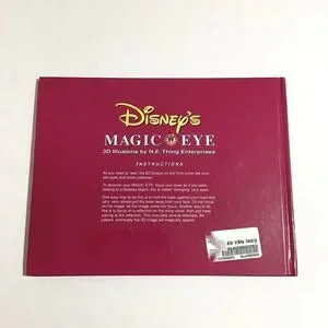 Disney | Other | Disneys Magiceye Book 3d Optical Illusionhardback ...